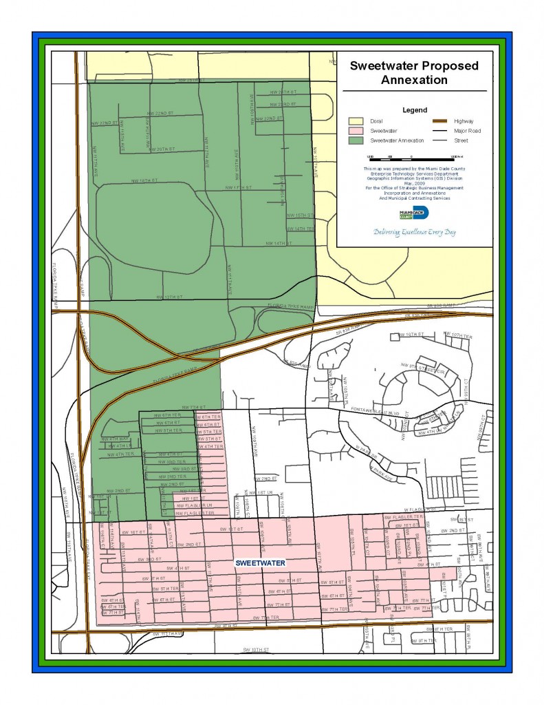 City of Sweetwater Florida Annexation